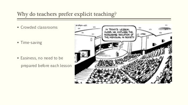 Explicit and implicit grammar teaching