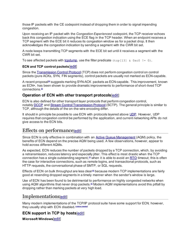 Explicit Congestion Notification Pdf
