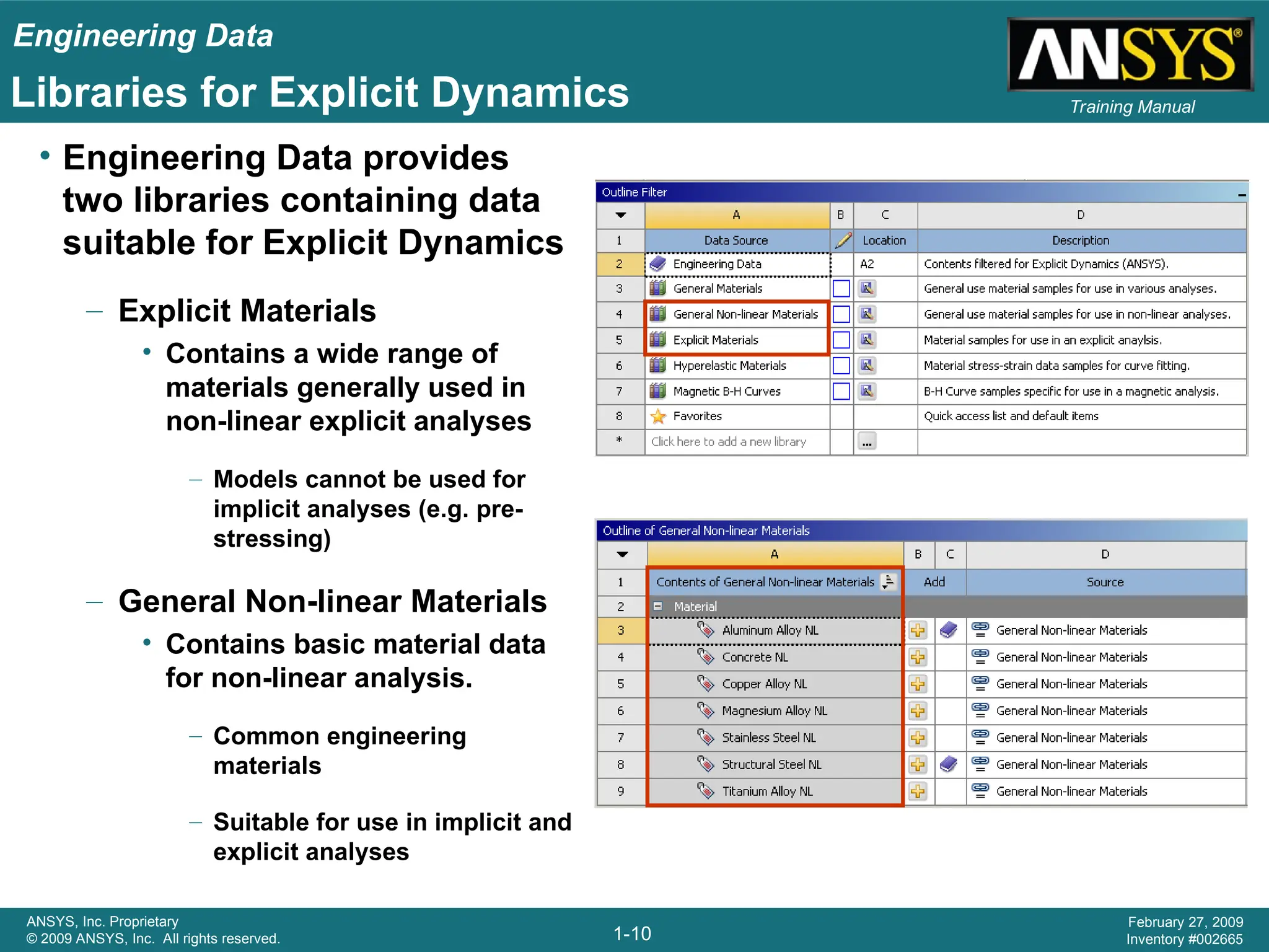 Explicit dynamics and rotor dynamics basics 3 | PPT