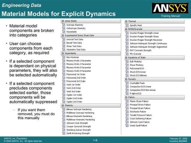 Explicit dynamics and rotor dynamics basics 3 | PPT