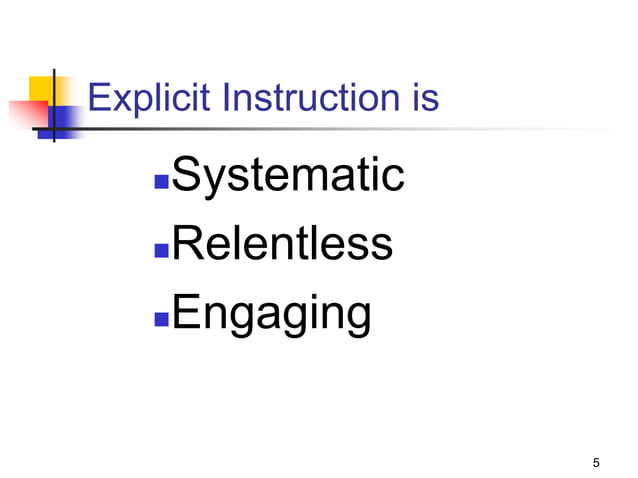 Explicit Instruction.ppt | Educational Assessment | Education