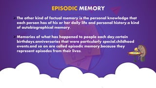 Explicit memory and its types | PPT