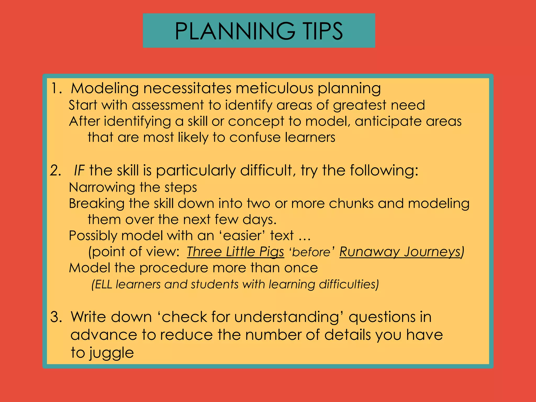 EXPLICIT MODELING STEPS | PPTX