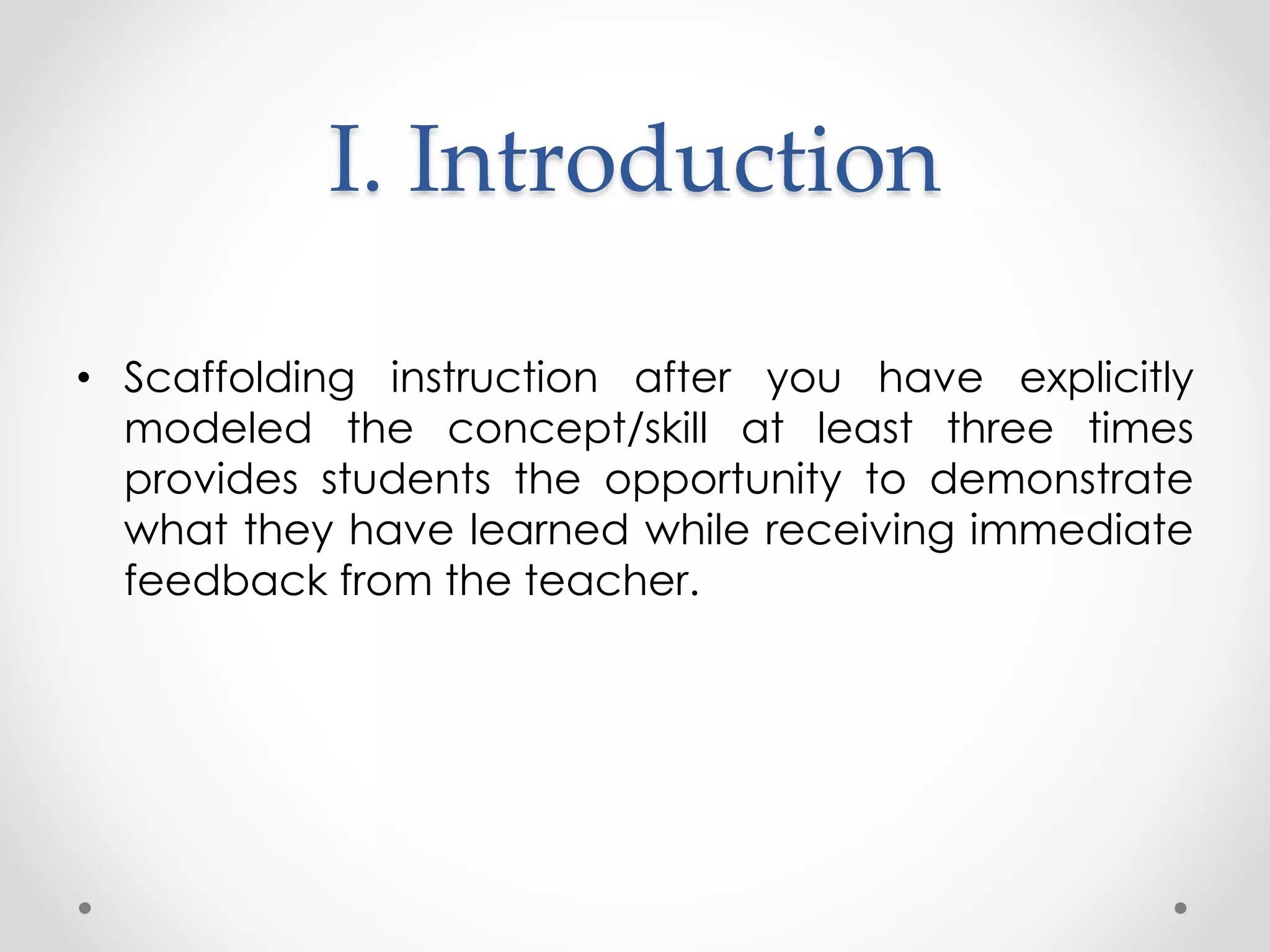 Explicit teacher modelling | PPTX