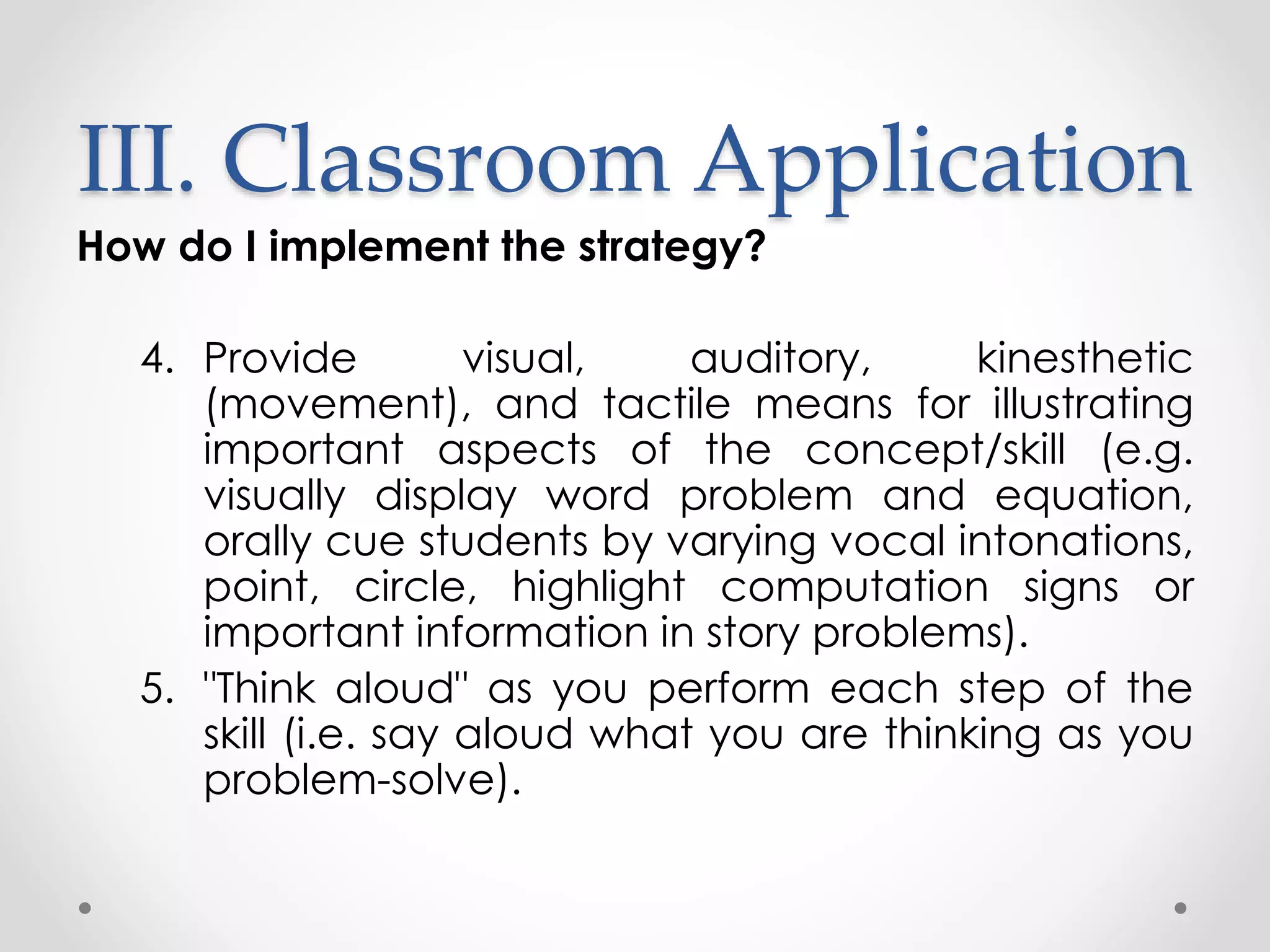 Explicit teacher modelling | PPTX