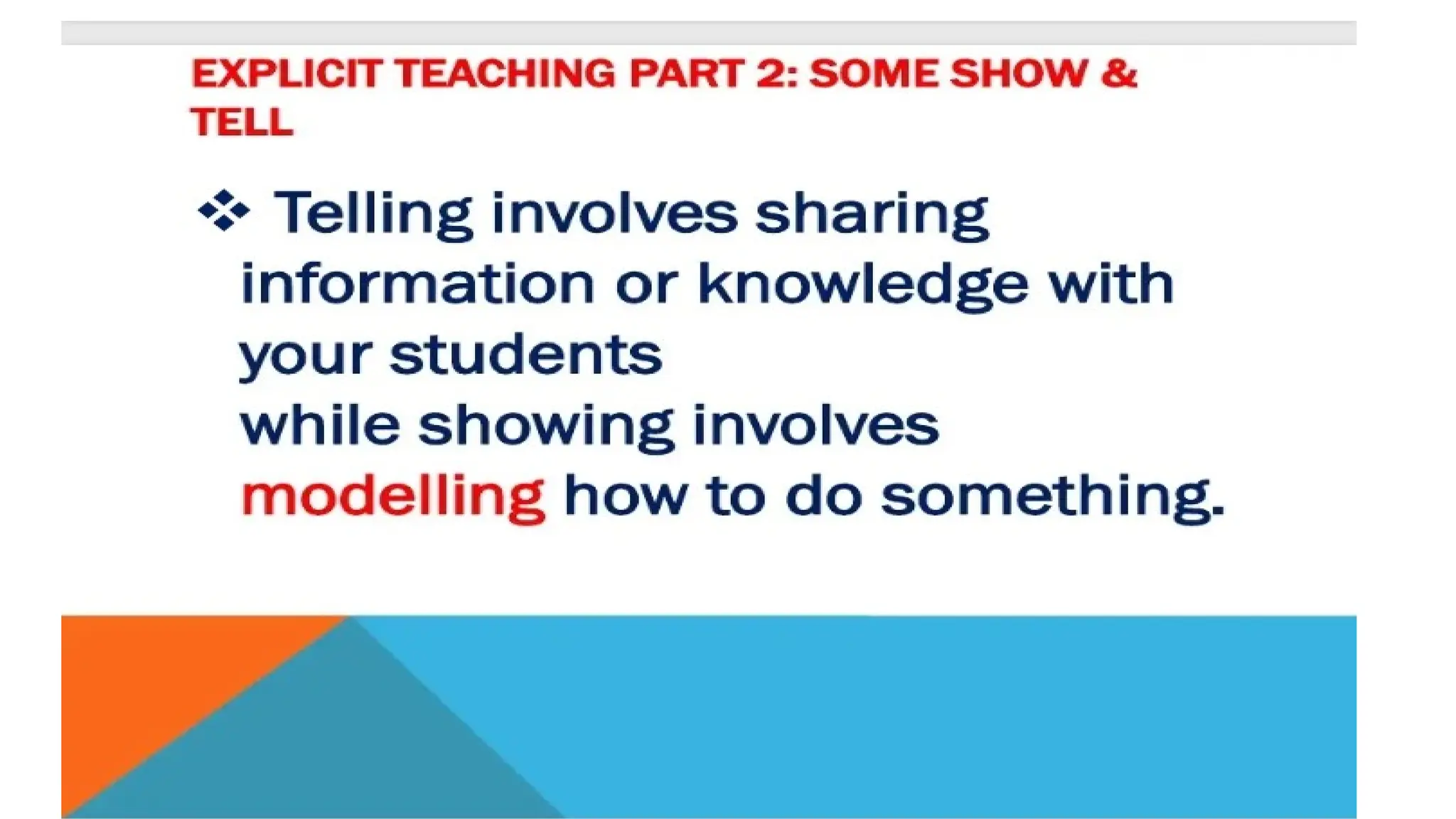 Explicit teaching strategy.powerpointptx | PPTX