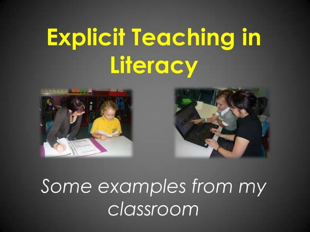 Explicit teaching 2 | PPT