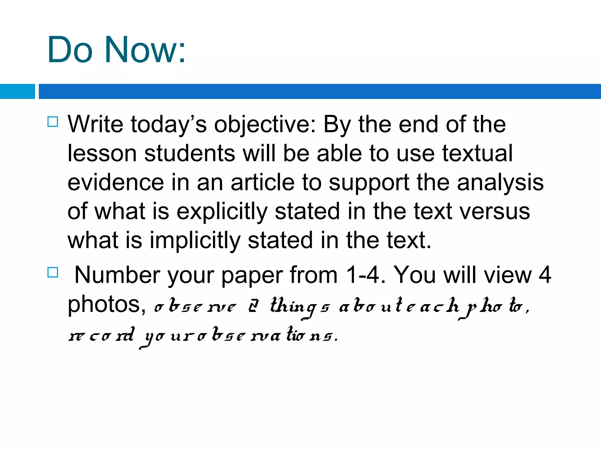 Explicit v implicit | PPT