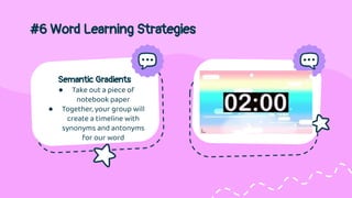 Explicit Vocabulary Instruction Slides PPT | PDF