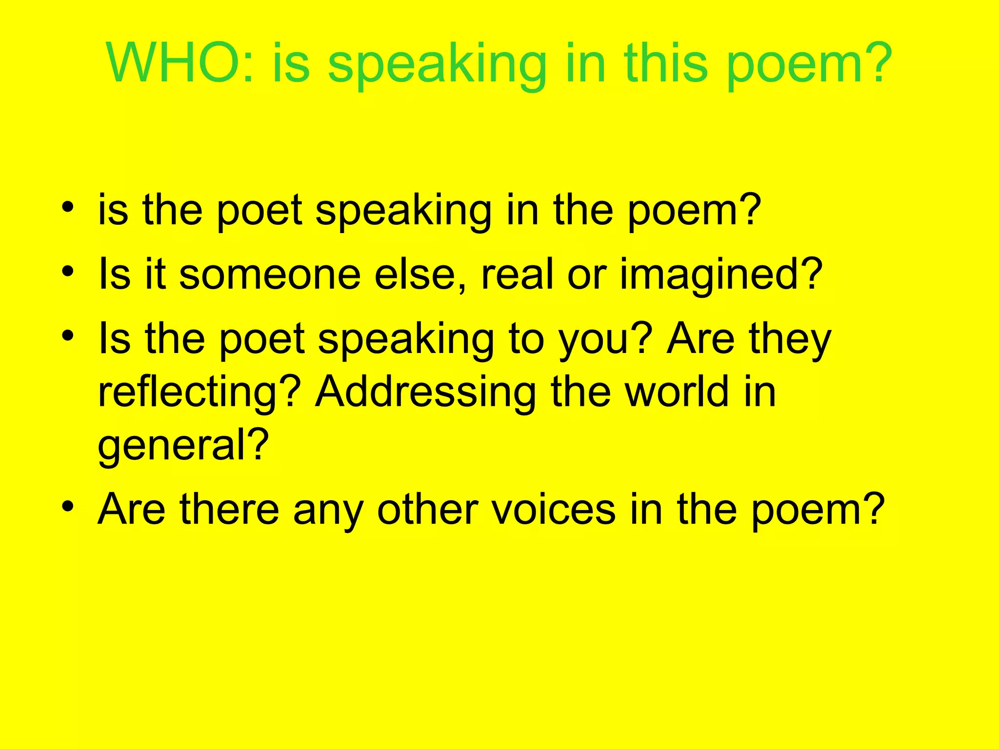 Explode A Poem | PPT | Poetry | Books and Literature