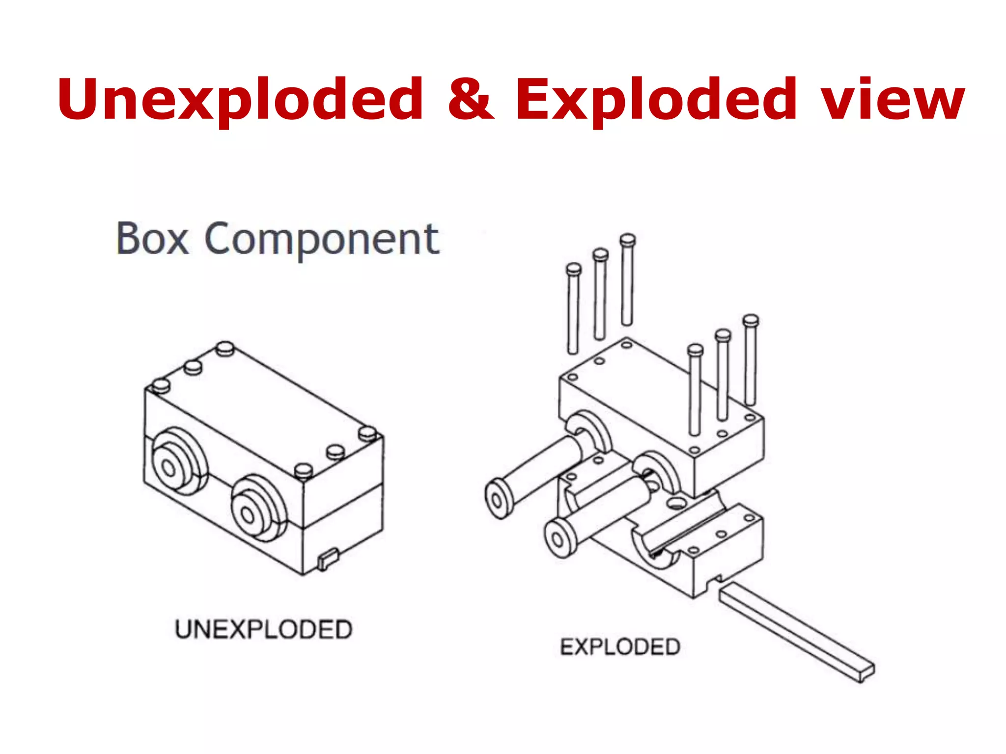 Exploded view | PPTX | Drawing and Sketching | Arts and Crafts