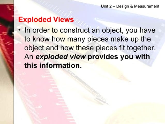 Exploded Views | PPT | Drawing and Sketching | Arts and Crafts