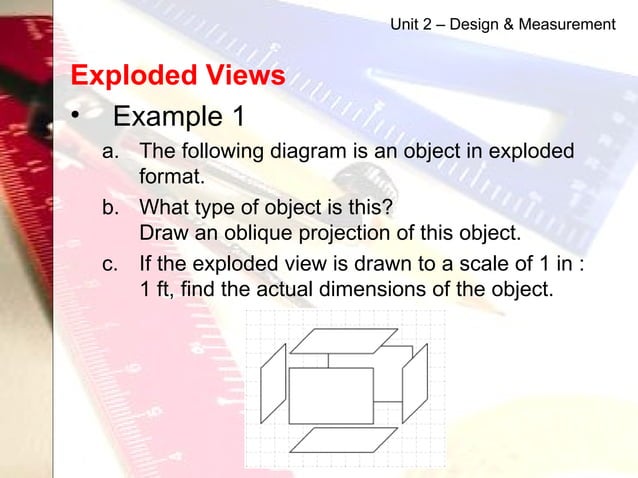 Exploded Views | PPT | Drawing and Sketching | Arts and Crafts