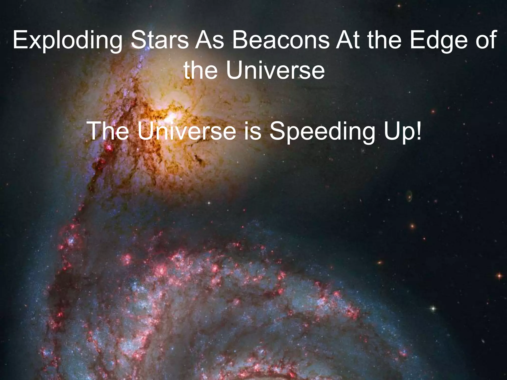 Exploding stars 2011 Nobel Prize in Physics | PPTX