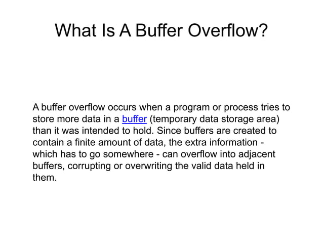 Exploit exercises.com stack-overflows | PPTX | Programming Languages | Computing
