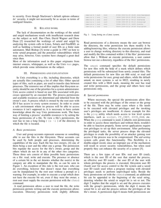 Exploitation and distribution of setuid and setgid binaries on Linux systems | PDF | Operating ...