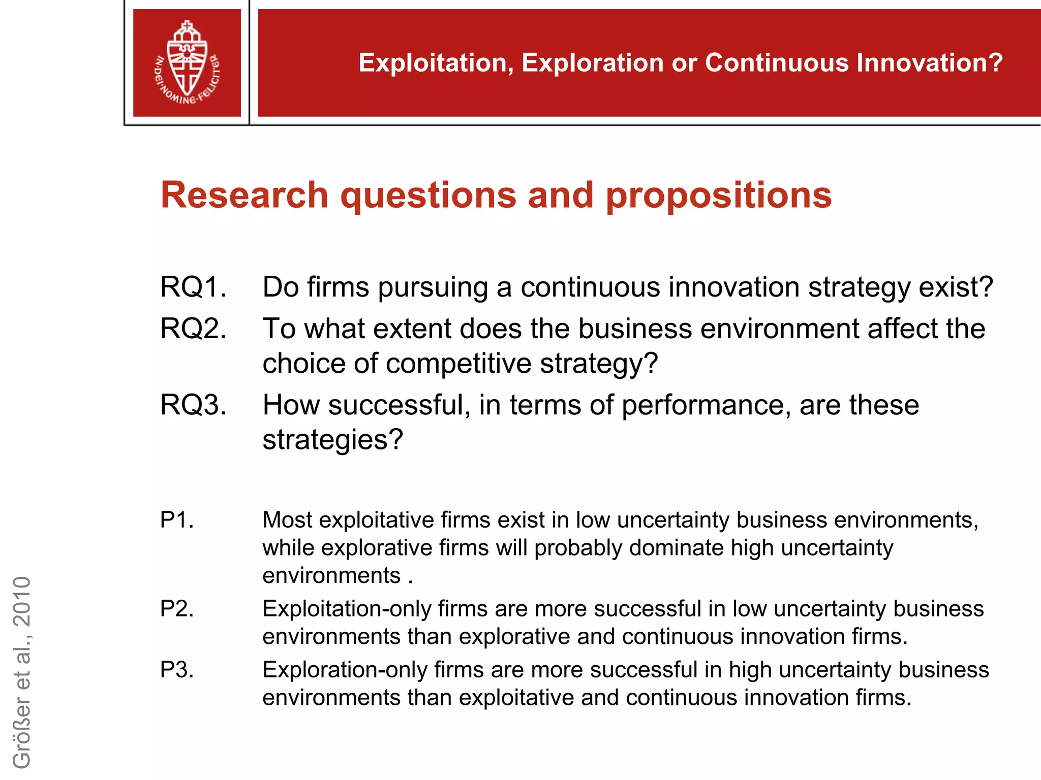 Exploitation, Exploration, or Continuous Improvement | PDF | Business ...