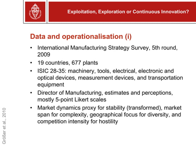 Exploitation, Exploration, or Continuous Improvement | PDF | Business | Business and Finance