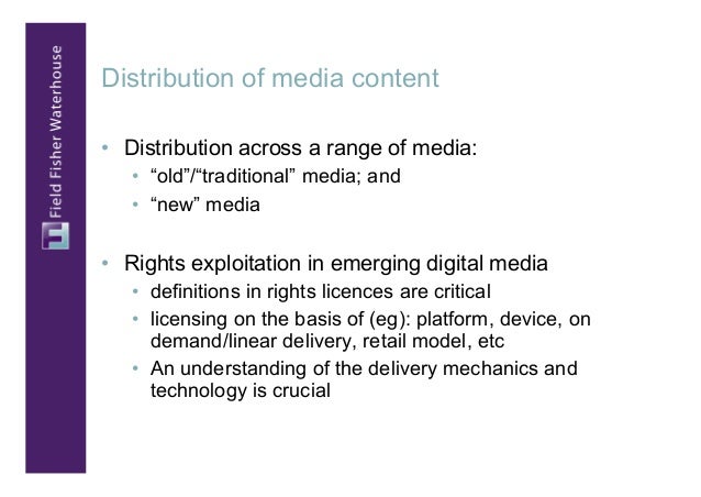 Exploitation of digital media rights