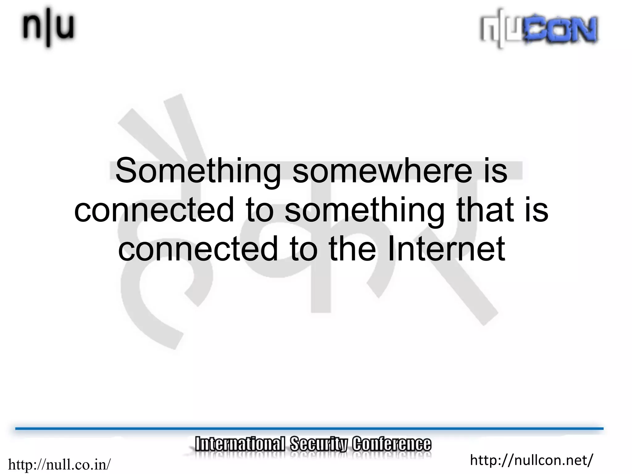 nullcon 2011 - Exploiting SCADA Systems | PPT