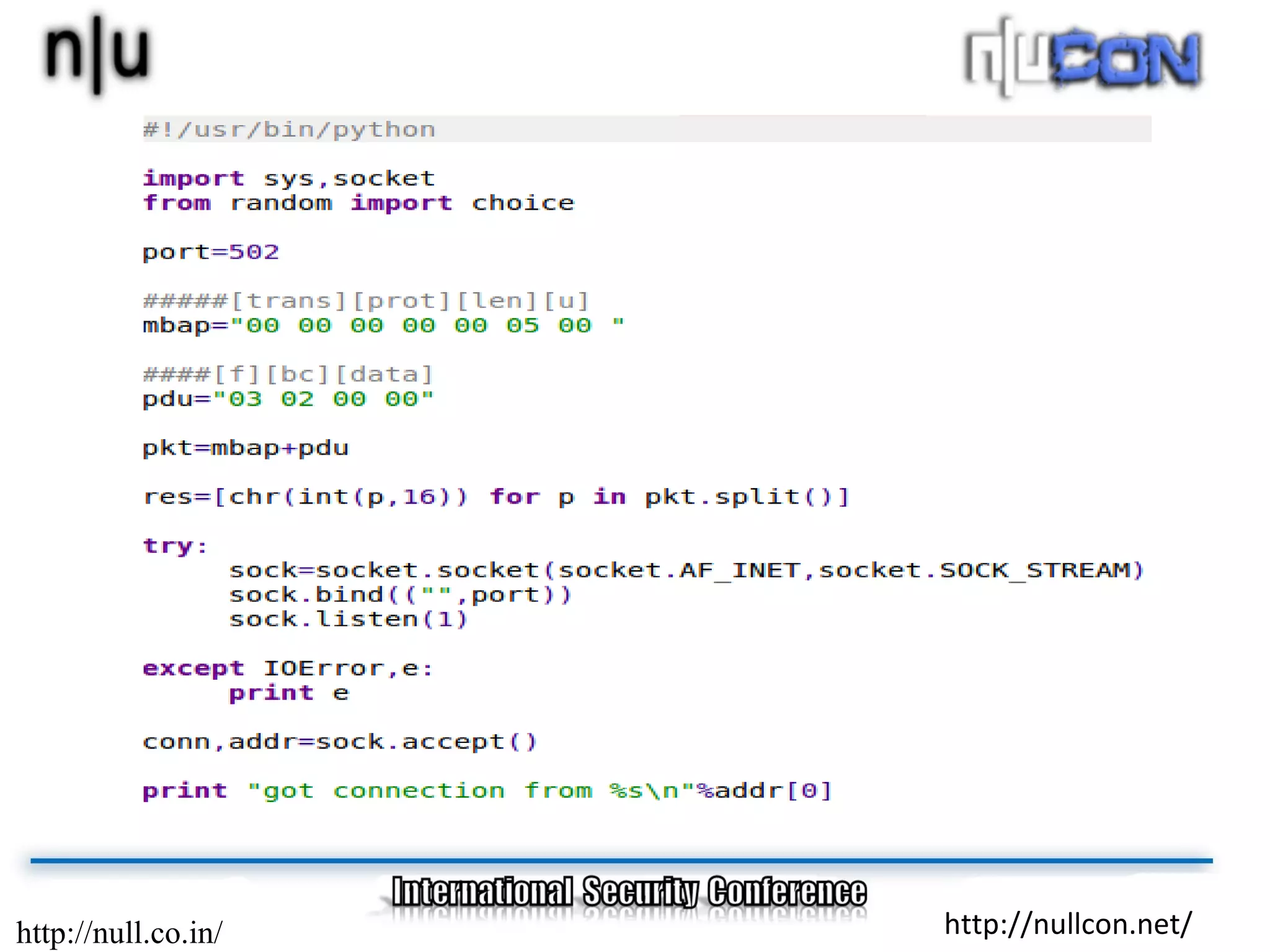 nullcon 2011 - Exploiting SCADA Systems | PPT