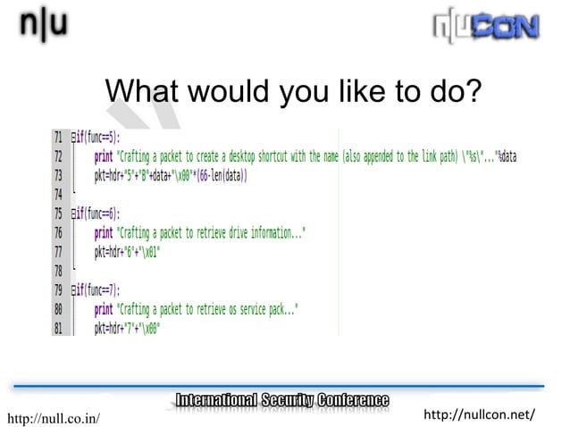 nullcon 2011 - Exploiting SCADA Systems | PPT
