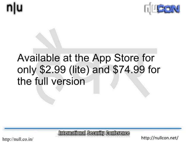 nullcon 2011 - Exploiting SCADA Systems | PPT