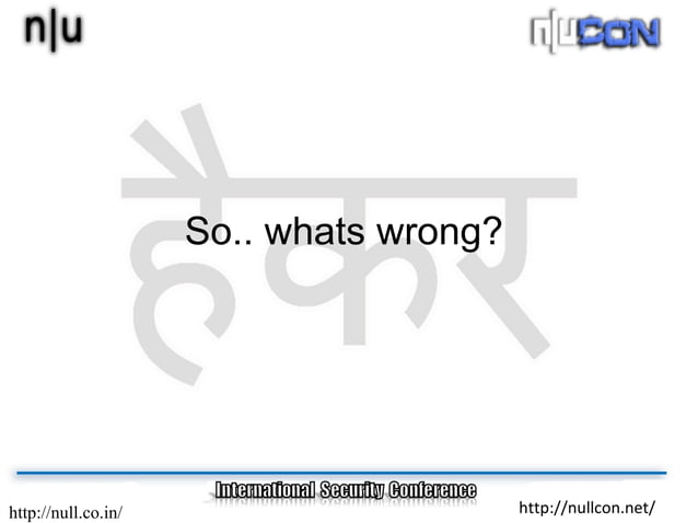 nullcon 2011 - Exploiting SCADA Systems | PPT