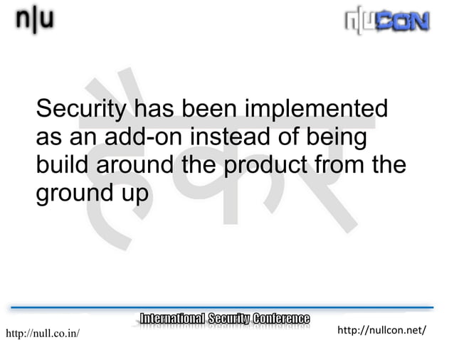 nullcon 2011 - Exploiting SCADA Systems | PPT
