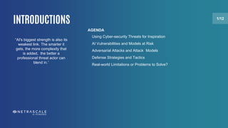 Exploiting AI Models: Adversarial Attacks and Defense Mechanisms | PDF