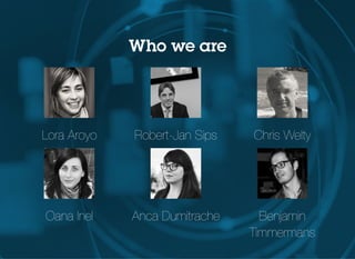 Exploiting disagreement through open ended tasks for capturing interpretation spaces | PPT