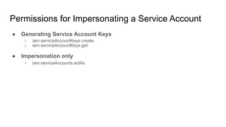 Exploiting IAM in the google cloud platform - dani_goland_mohsan_farid | PPT