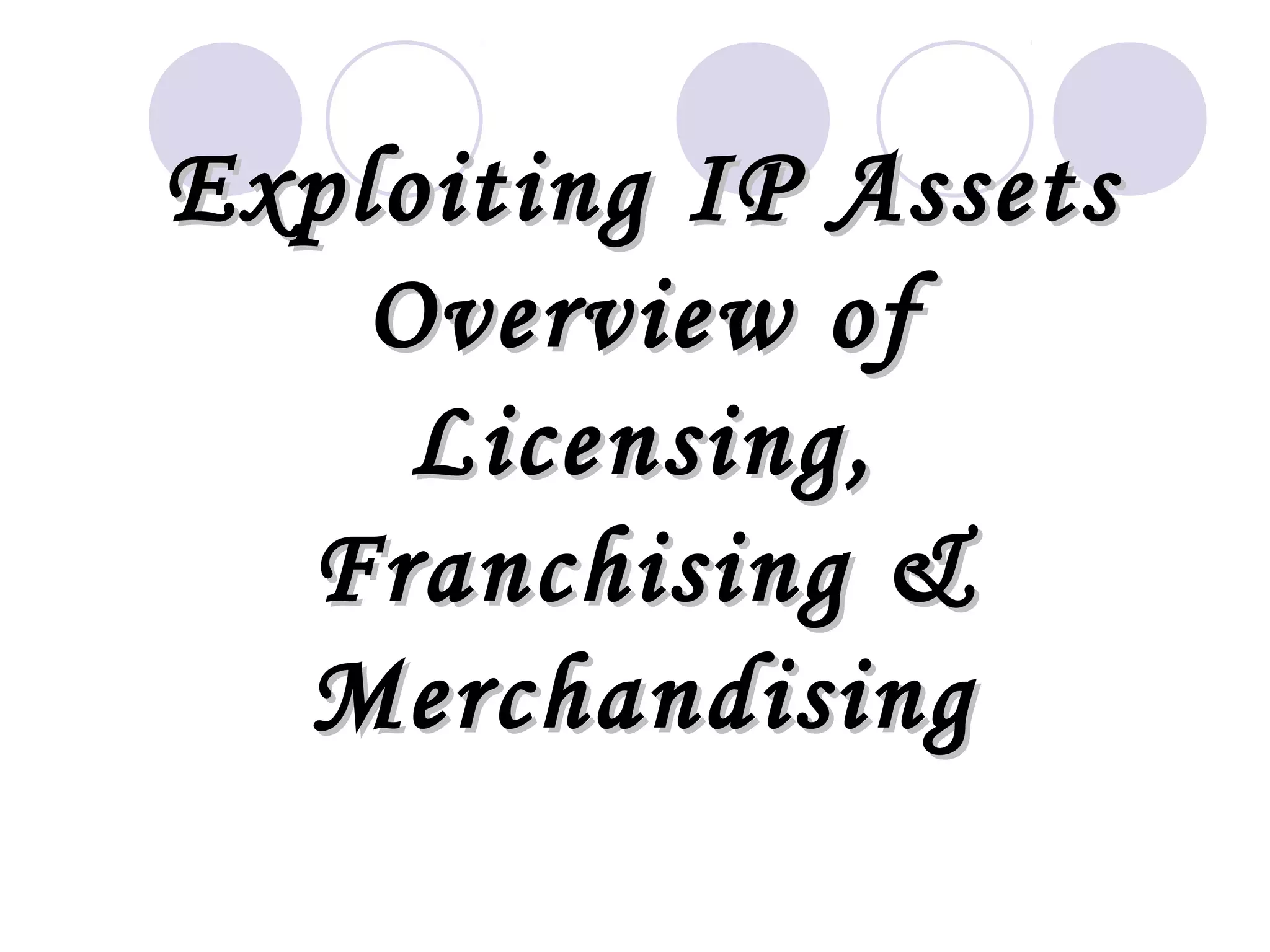 Exploiting ip assets | PPT