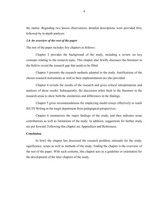 Exploiting model essays in teaching IELTS writing to students in ...