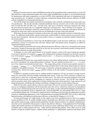 Michael Gschwind, Cell Broadband Engine: Exploiting multiple levels of parallelism in a Chip ...