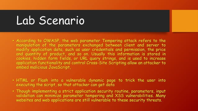 Exploiting Parameter Tempering Attack In Web Application Pptx Web