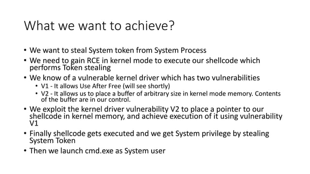 Exploiting The Windows Kernel Ppt