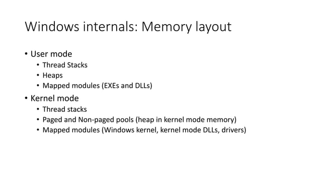 Exploiting the windows kernel | PPT