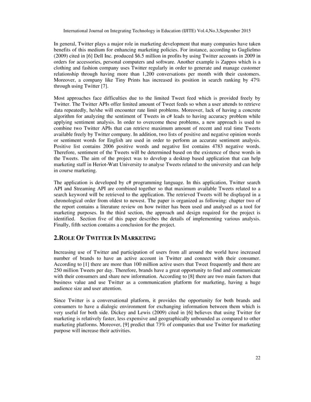 Exploiting twitter in market research for | PDF