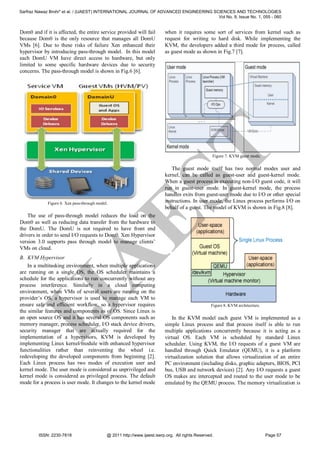 Cloud Computing Hypervisors and Comparison Xen KVM | PDF