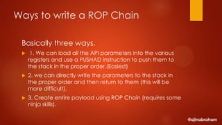 Exploit Research and Development Megaprimer: DEP Bypassing with ROP ...