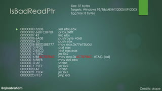 Exploit Research and Development Megaprimer: Win32 Egghunter | PPT ...