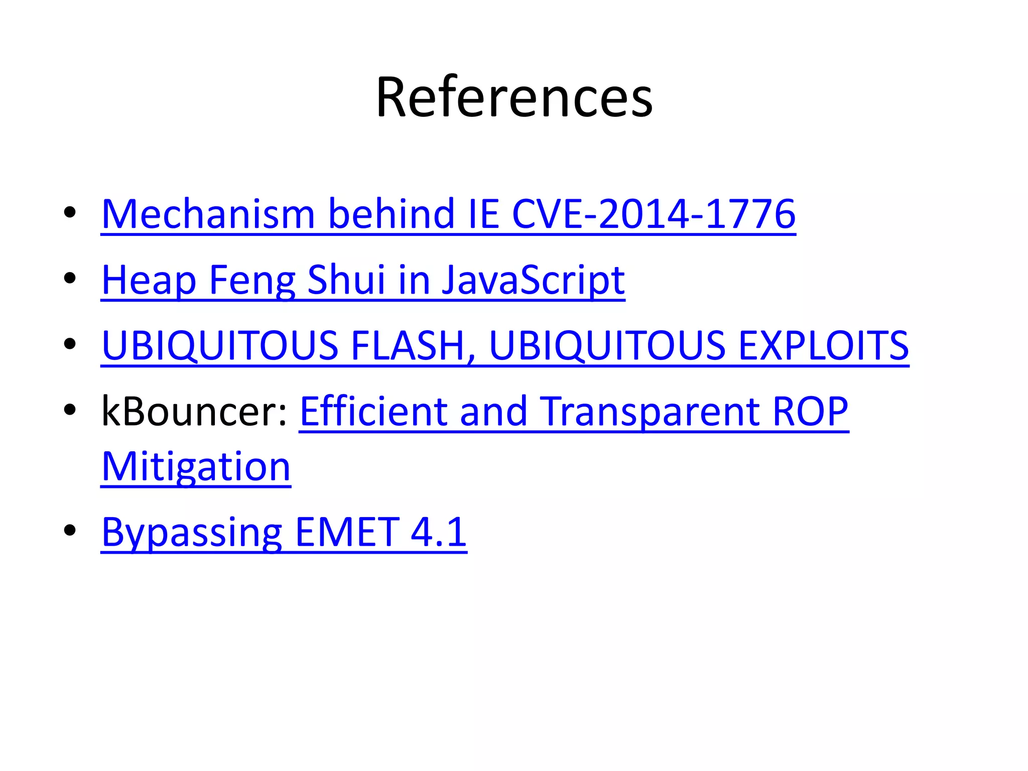 Exploits And Mitigations Memory Corruption Techniques Ppt