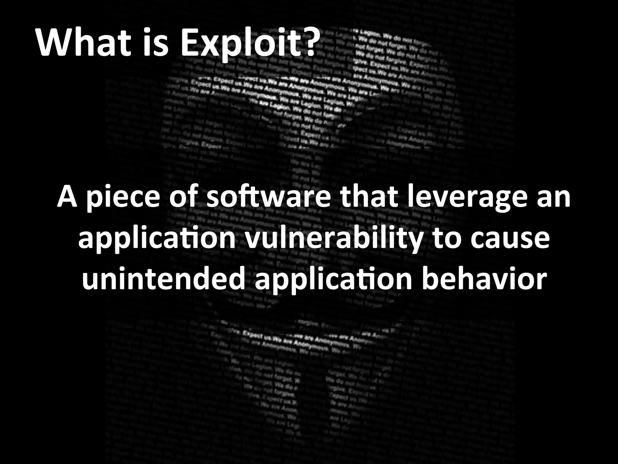 Exploit techniques and mitigation | PDF