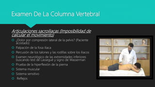 Exploración de columna | PPTX