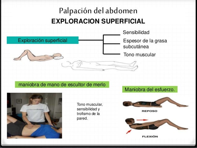 SEMIOLOGIA PALPACIÓN Y PERSECUCIÓN DE ABDOMEN
