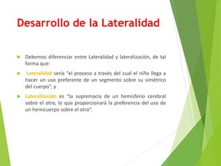 Exploración de la lateralidad | PPTX