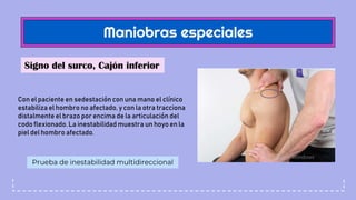 exploración fisica de hombro propedeutica 1 | PPTX