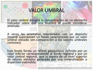 Exploración geoquimica | PPTX