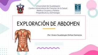 Exploracion abdomen | PDF